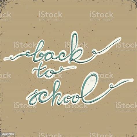 학교 돌아가기 타이 포 그래피와 글자 서식 파일을 인쇄합니다 다시 학교 포스터 그래픽 디자인 광고 9월에 대한 스톡 벡터 아트 및 기타 이미지 Istock