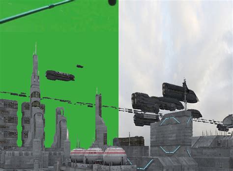 vfx compositing and editing sky animation