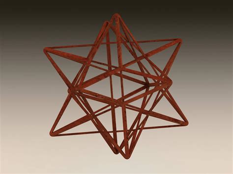 Wireframe Shape Small Stellated Dodecahedron 3d Print Model By Mranycad