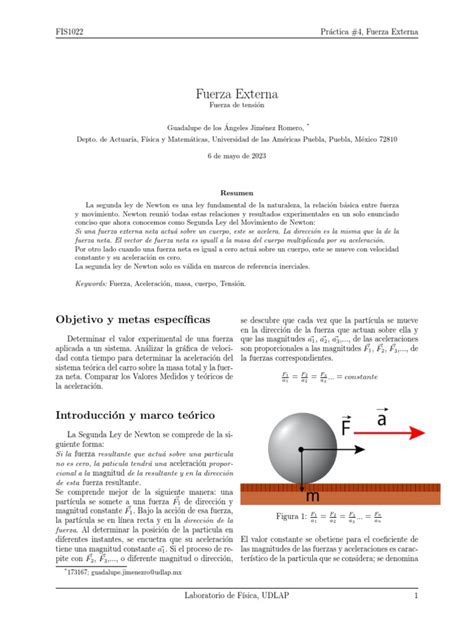 Fuerza Externa Pdf