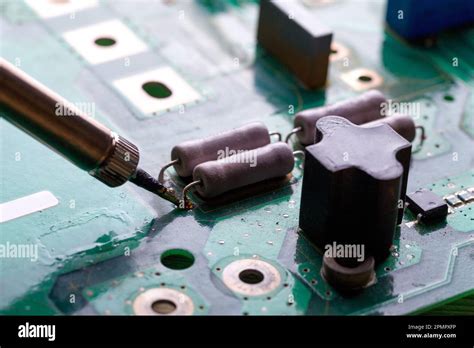 Soldering Iron Repairing Electronic Component Microelectronics