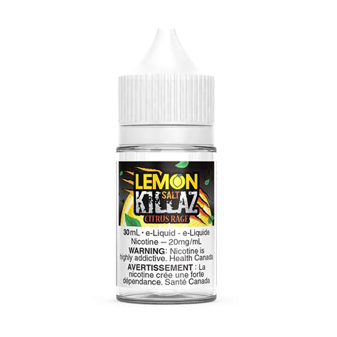 Citrus Rage Salt Lemon Killaz E Liquid 30ml Vapeloft