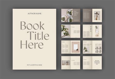 Narrative Book Layout Reading Book Layout Universal Book Layout