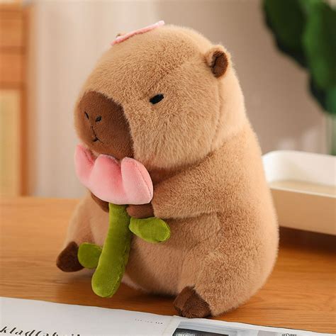 Peluche Ultrasuave De 30 Cm Lindo Capibara Regalo De Cumpleaños Para