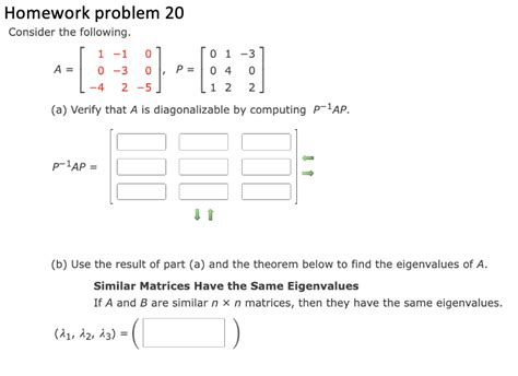 Solved Homework Problem 20 Consider The Following