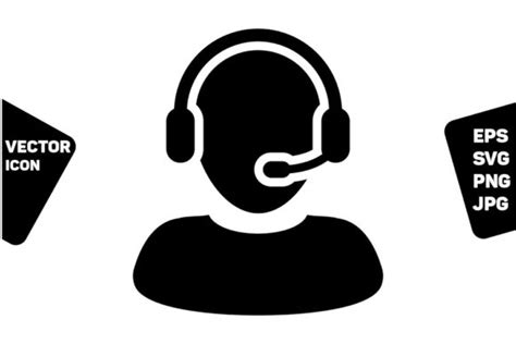 Assistant Icon Vector Service Avatar Gráfico Por Tuktuk Design