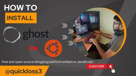 how to install ghost cms content management system on ubuntu youtube