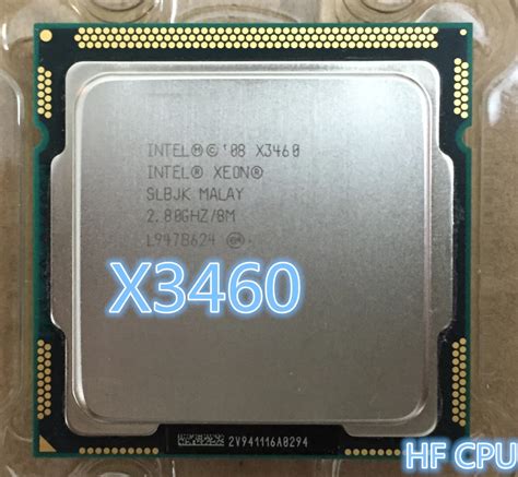 lntel Xeon X3460 2.8G/8M/2.5G LGA1156 Quad Core Server CPU Processor ...