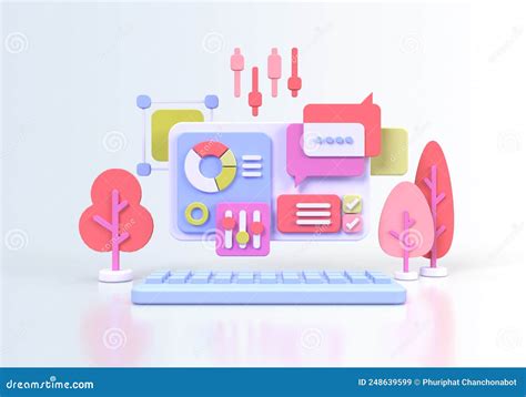 Web Development For Ui Ux Design Concept Illustration Landing Page Template Business Idea