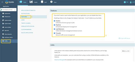 Configure An Application Opsmx Isd Documentation