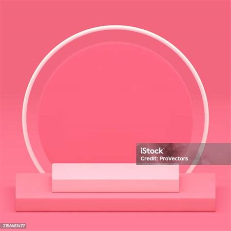 3d 연단 사각형 단계 받침대 핑크 기하학적 디스플레이 현실적인 벡터 일러스트 레이 션 0명에 대한 스톡 벡터 아트 및 기타 이미지 0명 3차원 형태 가정의 방