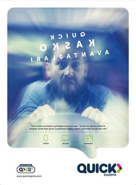 Magazine Ad Design For Quick Sigorta Insurance Company Not Applied Sigorta