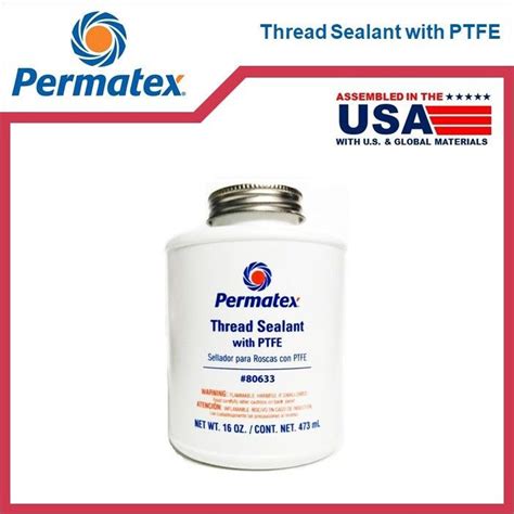 Permatex Thread Sealant With Ptfe Sealant Hydraulic Systems Economical