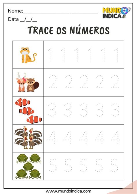 10 Atividades Com Números Pontilhados Para Educação Infantil