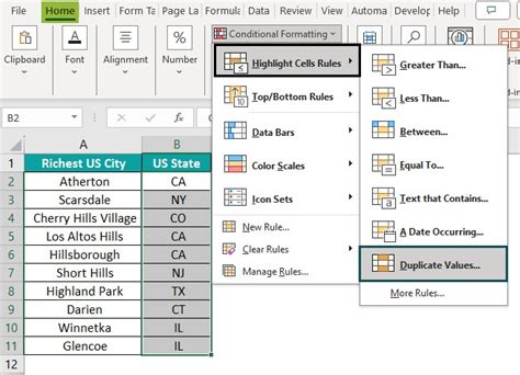 Highlight Duplicates In Excel Examples Cautions How To Do