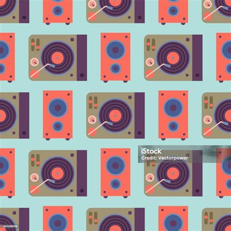 힙합 액세서리 음악가 악기 배경 표현 완벽 한 패턴 랩 음악 Dj 벡터 일러스트 레이 션 Brand Name Video Game에 대한 스톡 벡터 아트 및 기타 이미지