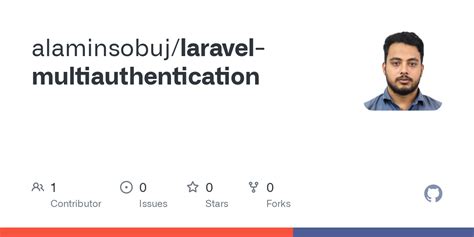 GitHub Alaminsobuj Laravel Multiauthentication