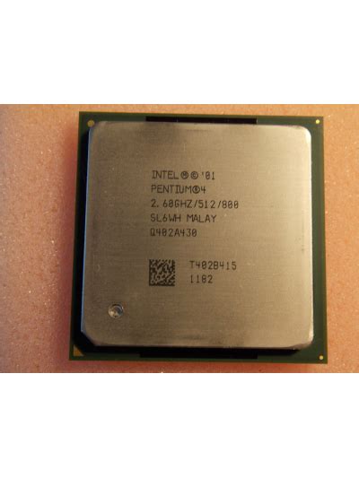 Procesador Intel Pentium 4 2 60ghz 512 800 Socket 478 Sl6wh