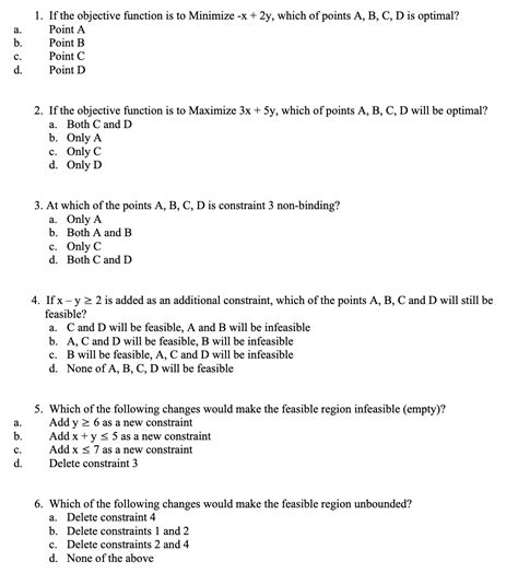 solved multiple choice problems using the following
