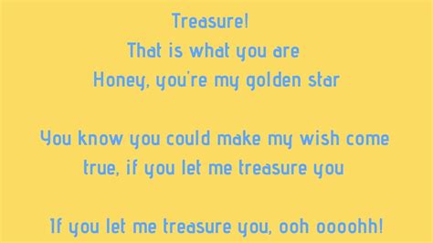 Treasure Bruno Mars Lyrics Youtube Music Treasure Bruno Mars Lyrics Youtube Music