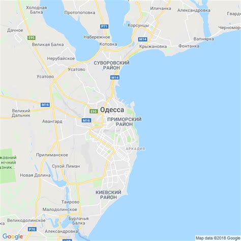 Одесса Карта 🌍 — Mistaua