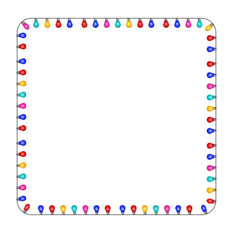 String Light Border Frame String Light Led String Lights Colorful