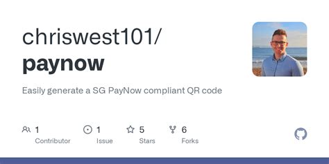 Github Chriswest101paynow Easily Generate A Sg Paynow Compliant Qr Code