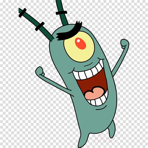 Download Hd Download Spongebob Squarepants Characters Clipart Plankton