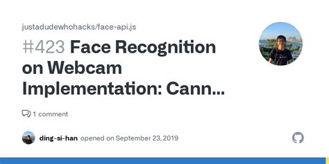 Face Recognition On Webcam Implementation Cannot Read Property Findbestmatch Of Null · Issue