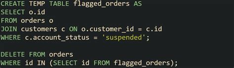 Delete Rows Based On A Join Condition