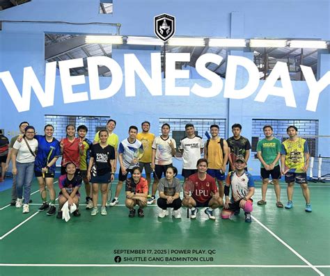 Shuttle Gang Badminton Club Quezon City