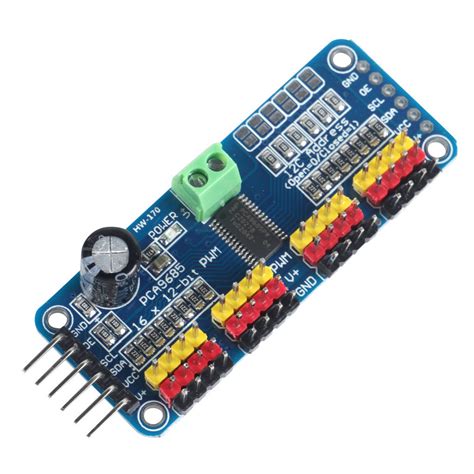 PCA Channel Bit PWM Servo Motor Driver I C IIC Module For MG S SG MG Compatible