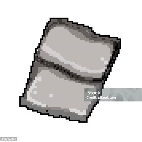 Ilustración De Bufanda De Moda Mujer Juego Pixel Art Ilustración