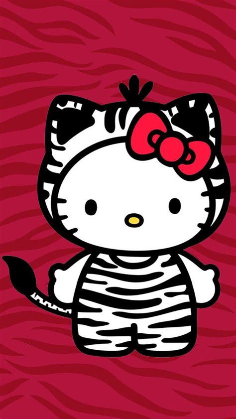 Hello Kitty Zebra Wallpaper For Iphone