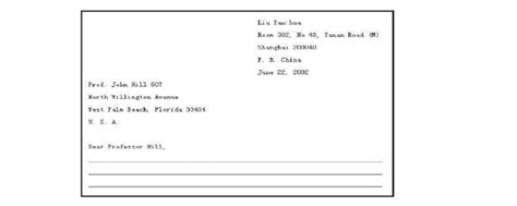 英文作文信件格式正文dear结束语