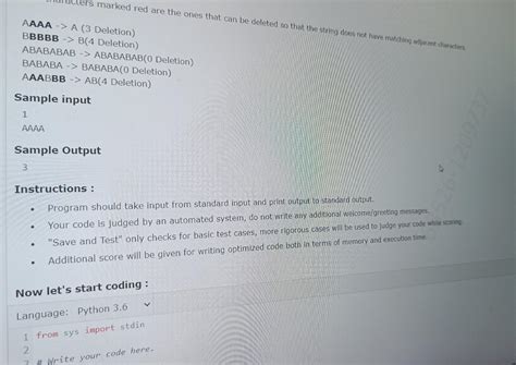Solved You Are Given A String Containing Characters A And B Chegg
