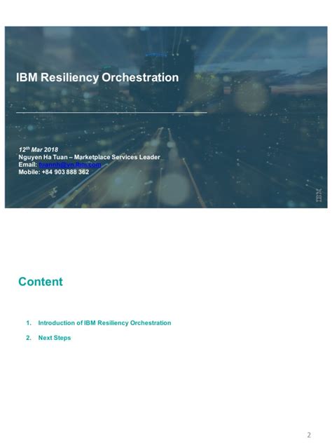 Resiliency Orchestration Pdf Disaster Recovery Cloud Computing