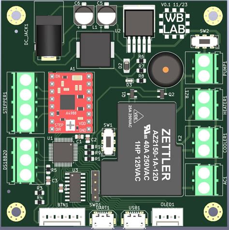 Hardwaredevelopment Freertos Kicad7 Stm32f1 Ds18b20 Steppermotors