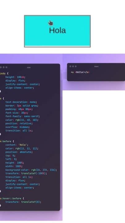Hover Effect Buttonhovereffect Html Css Youtube