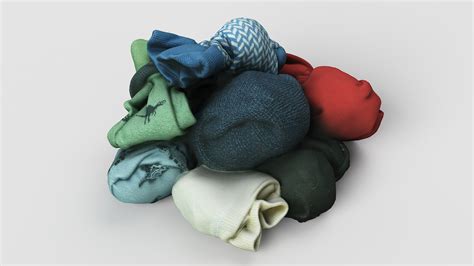Clothes 311 Pile Socks Pbr 3d Model Turbosquid 2167340