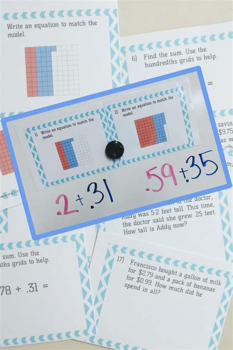 decimal addition algorithm lela lawson s addition worksheets