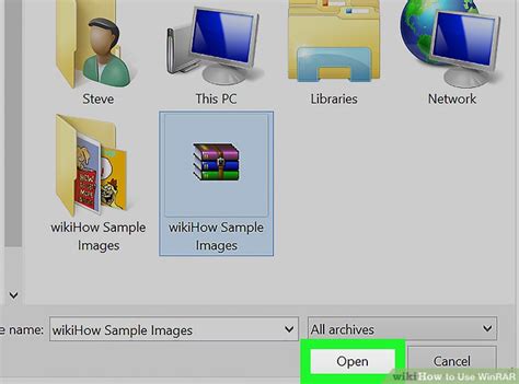 How To Use WinRAR With Pictures WikiHow