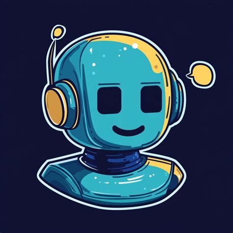 Chat Bot Logo Design Concept Premium Ai Generated Image