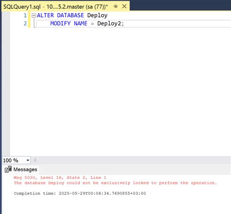Renaming A Sql Server Database Conrad Akunga Building Software In Net