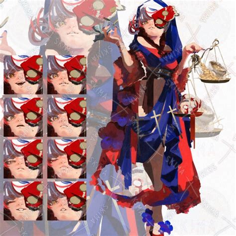 女の子【表情8種】 Skima（スキマ）