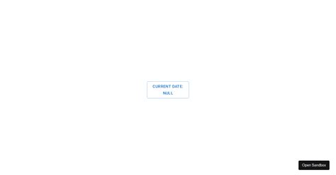 Mui V6 Date Picker Codesandbox