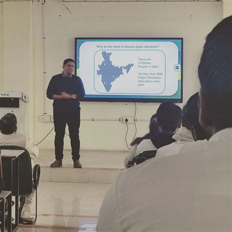 Dr Sourabh S On Linkedin It Was A Beautiful Experience To Deliver A Lecture On Organ Donation