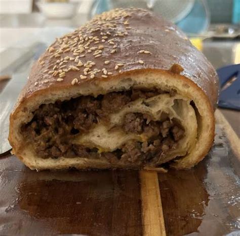 Cheeseburger Garbage Bread Recipe