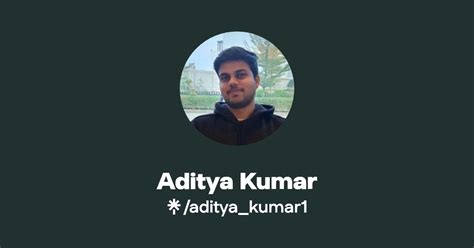 Aditya Kumar Twitter Instagram Linktree