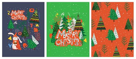벡터 핸드 드로잉 메리 크리스마스와 새해 복 많이 받으세요 2022 크리스마스 트리 겨울 숲과 글자 0명에 대한 스톡 벡터 아트 및 기타 이미지 Istock